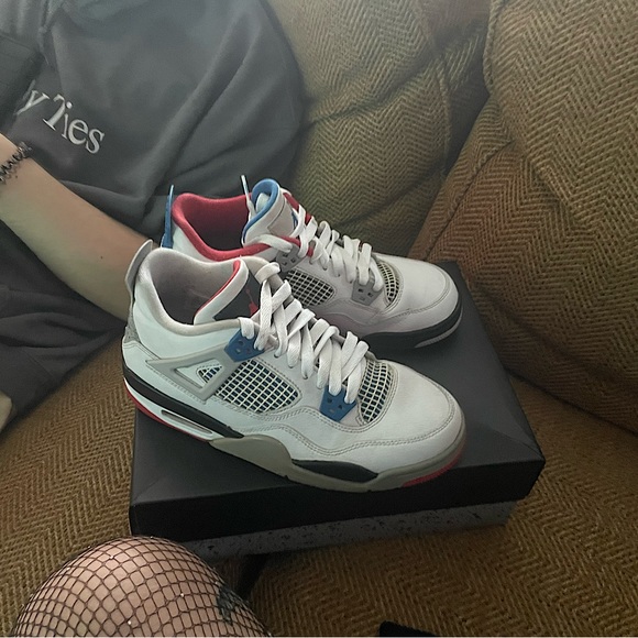 Jordan | Shoes | What The Jordan 4s Size 7y | Poshmark